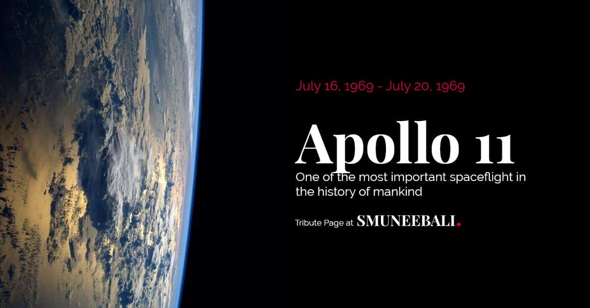 Apollo 11 Mission | A Giant Leap for Mankind | Syed Muneeb Ali